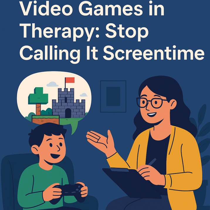 Video Games in Therapy: Stop Calling It Screentime